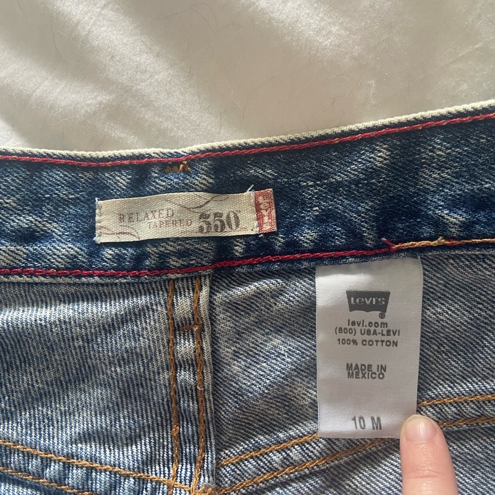 Levi’s Red Tag Distressed Vintage Cut-Off Denim Shorts - Gem